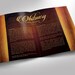 Royal Funeral Program Template: Elegant Obituary, Bi-fold (publisher ...