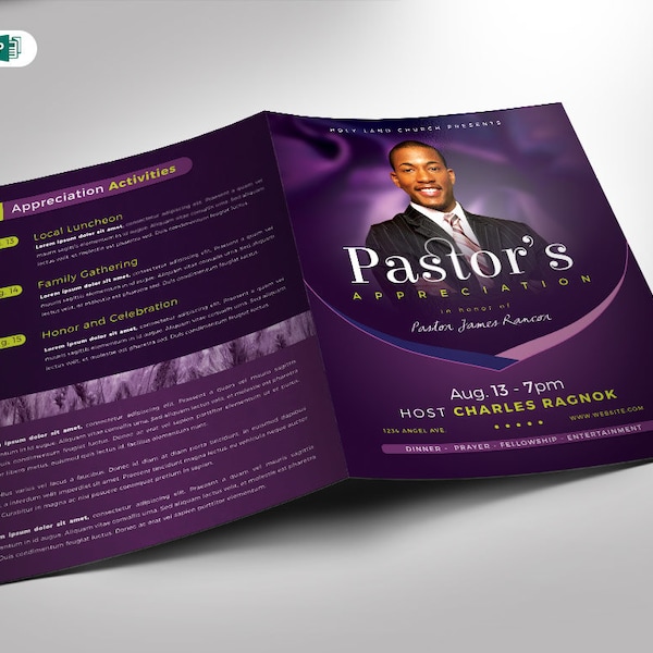 Pastor Installation Program Template - Etsy