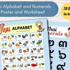 Full Package of Thai Alphabet and Numerals Tracing Worksheets With ...