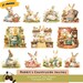 Forest Rabbit Family Clipart Digital Download 32 Pngs Commercial Use - Etsy