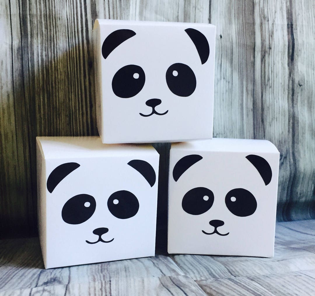 Panda Party, Panda Cup Cake Boxes, Panda Party Favours, Panda Loot Bags ...