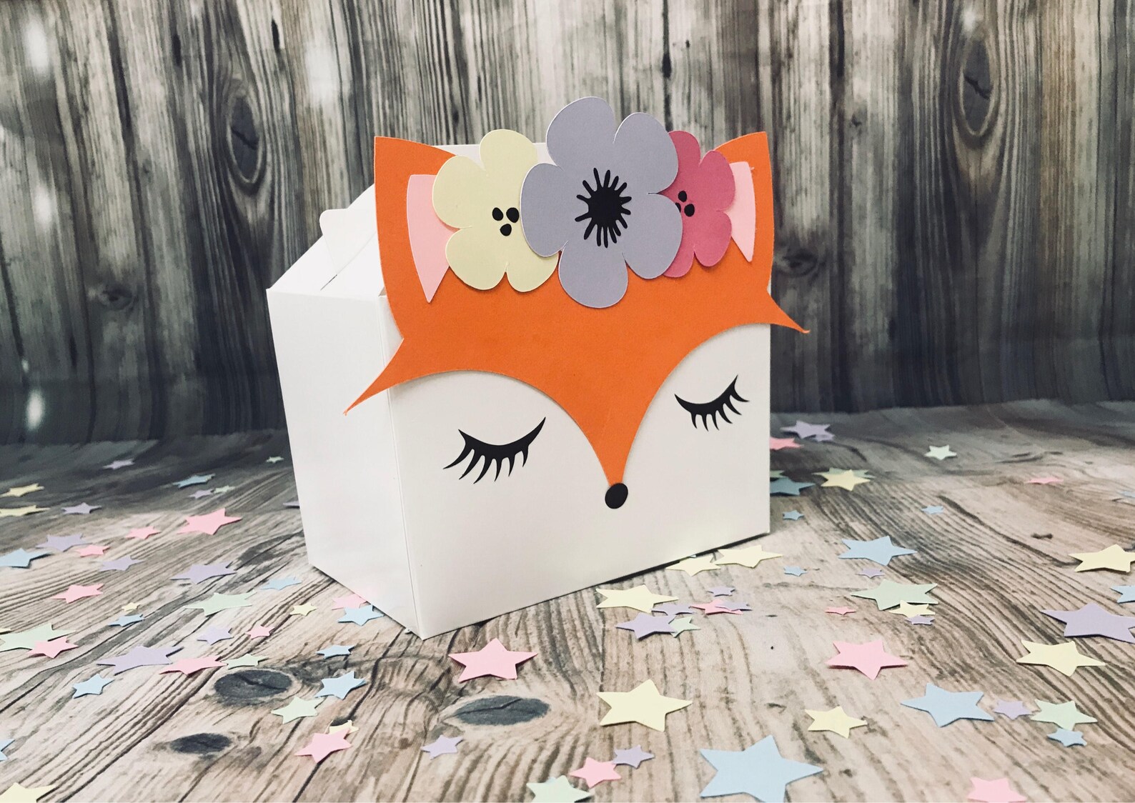 Fox Birthday Party Boxes Woodland Theme Party Foxes Party - Etsy