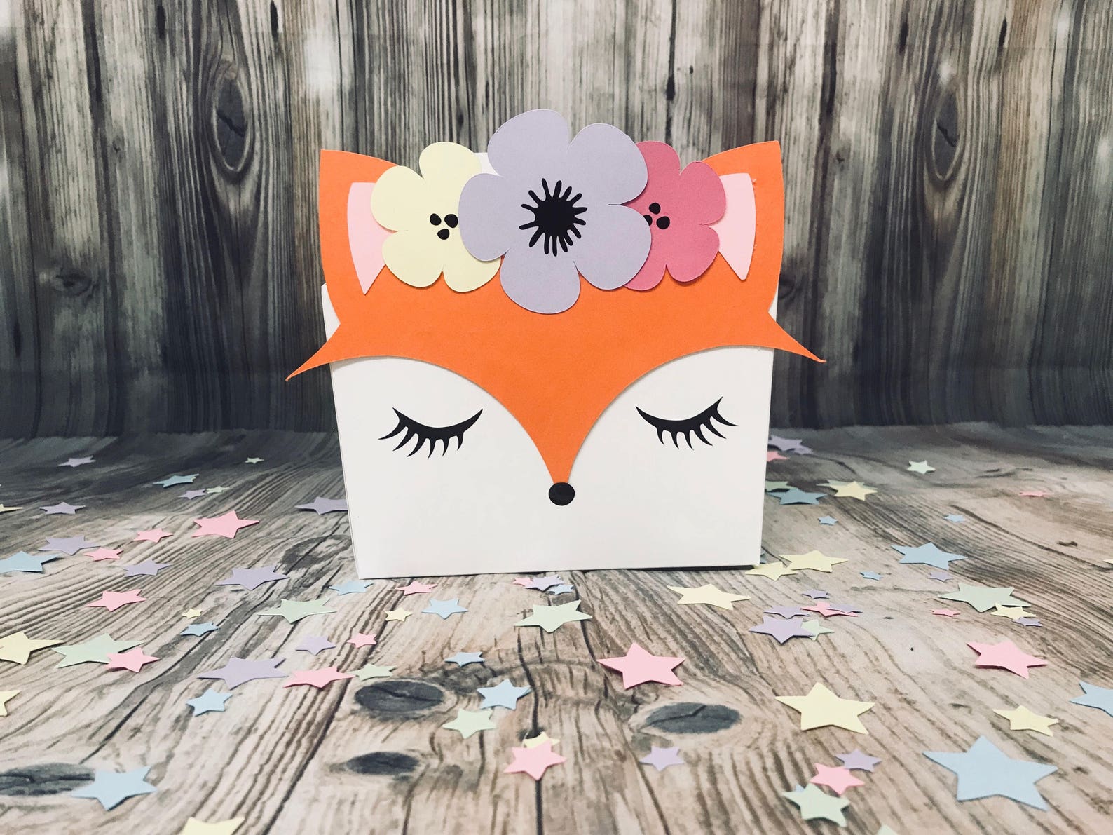 Fox Birthday Party Boxes Woodland Theme Party Foxes Party - Etsy