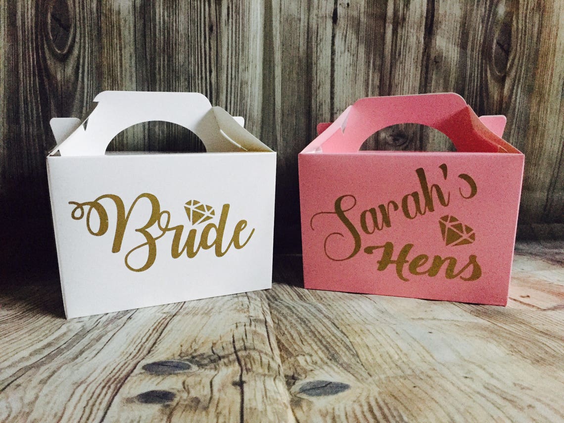 Personalised Hen Do Boxes Bride Box Hen Party Hens on Tour - Etsy