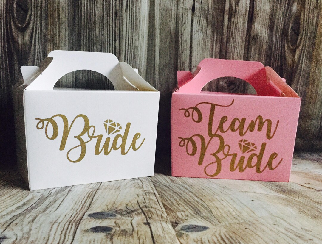 Team Bride, Bride Hen Do Party Box, Loot Boxes Hens - Etsy