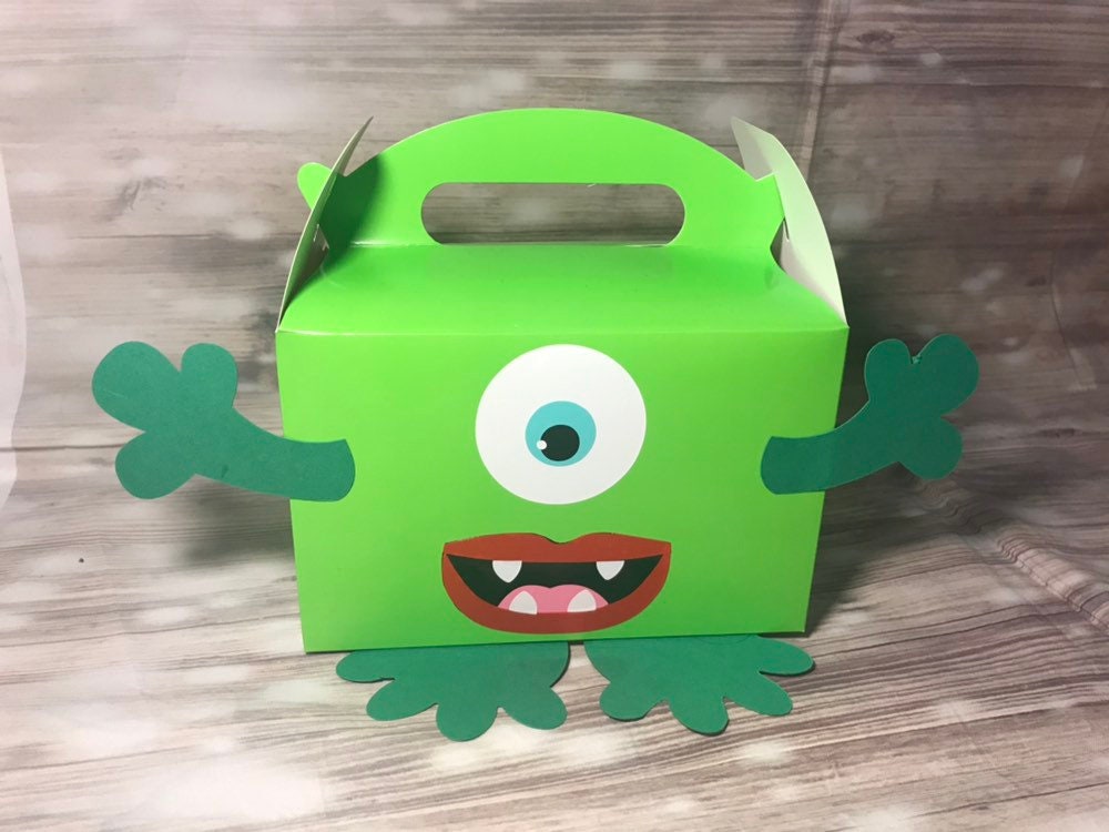 Monster Party Favour Boxes, Monsters Party Loot Bags, Monsters Gift Box ...