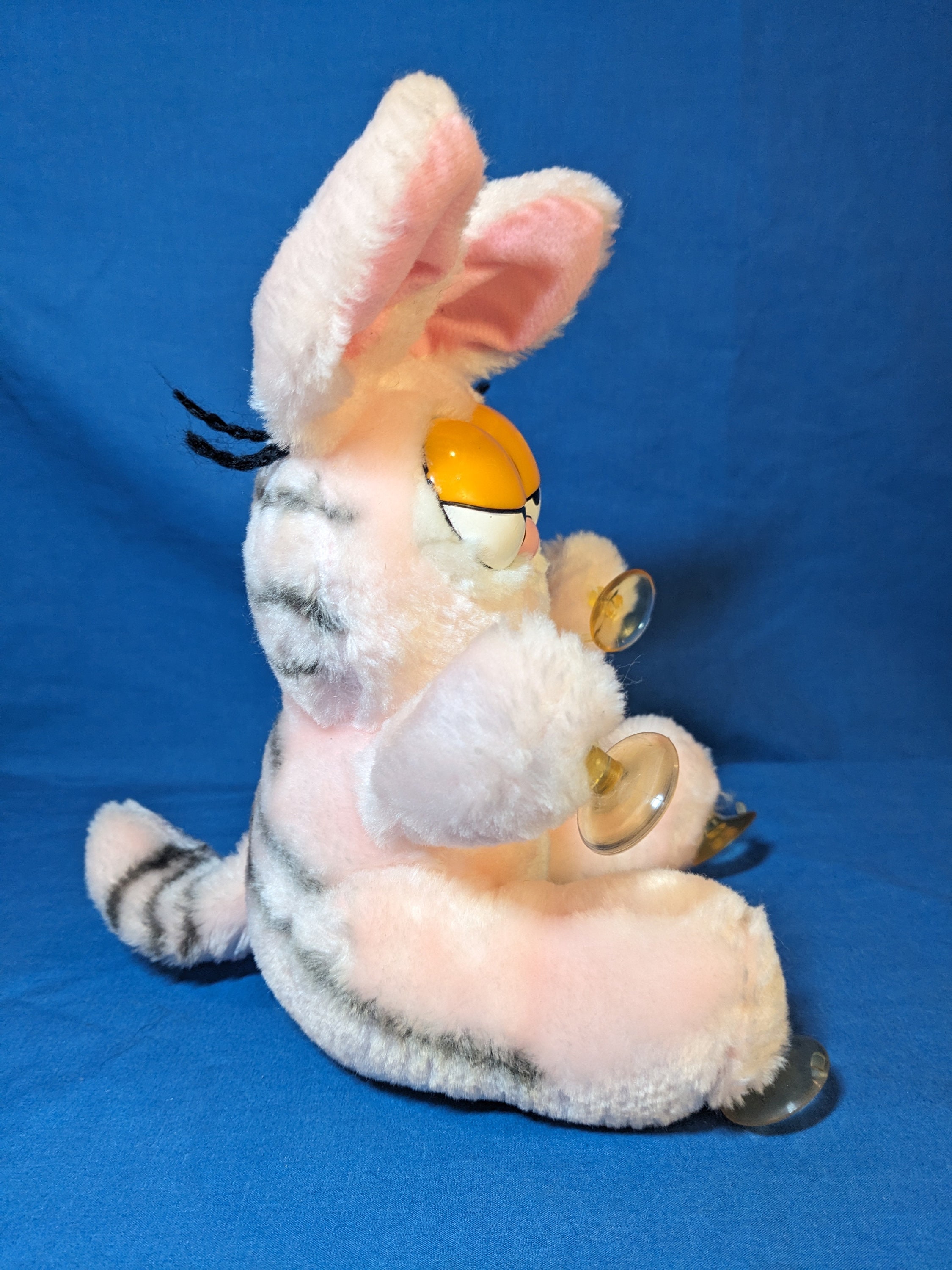 Pink Garfield Bunny Window Cling Plush - Etsy