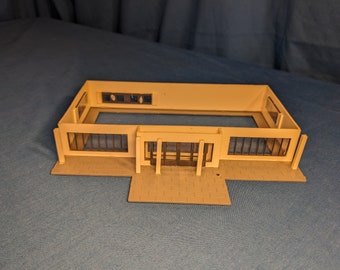 N Scale Trains Built up Building Auto Dealership With Autos Pre-owned ...