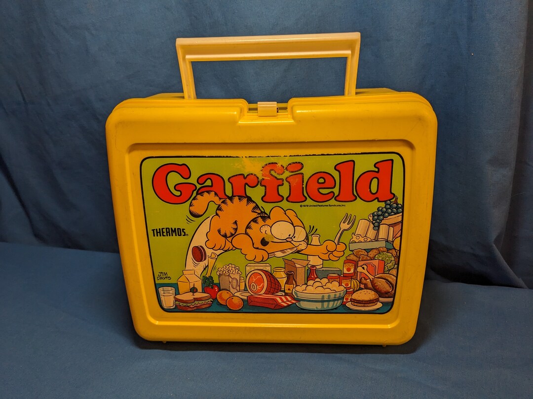 Vintage Garfield Food Dive Lunch Box - Etsy