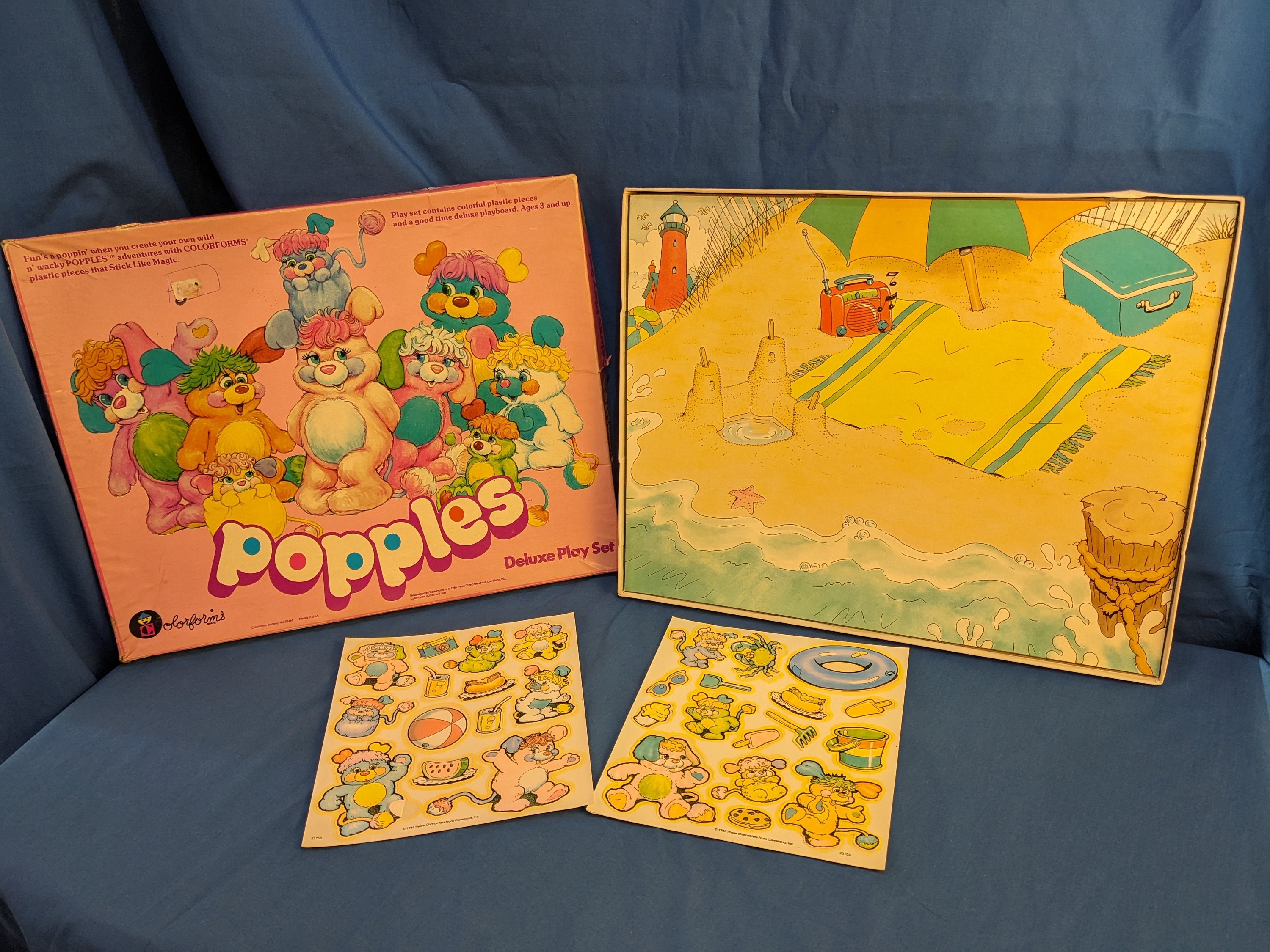 Popples Colorforms - Etsy