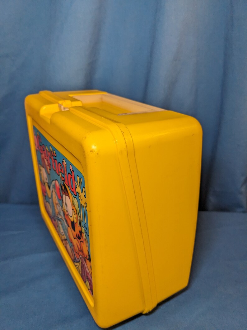 Vintage Garfield Food Fight Lunchbox - Etsy