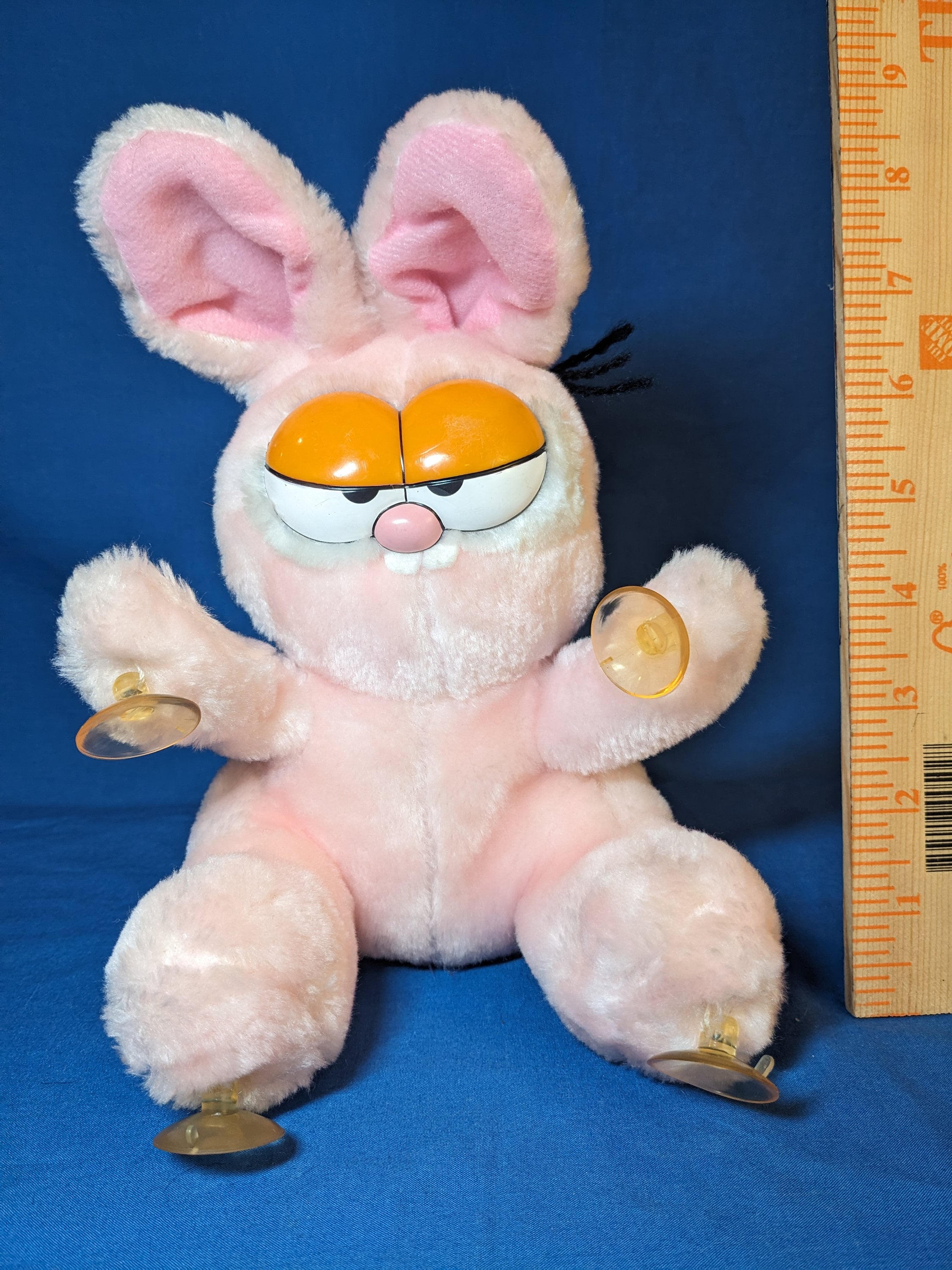 Pink Garfield Bunny Window Cling Plush - Etsy