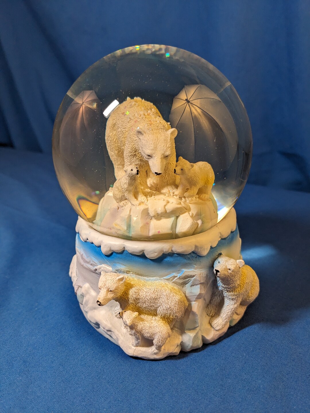 Polar Bear Snow Globe - Etsy