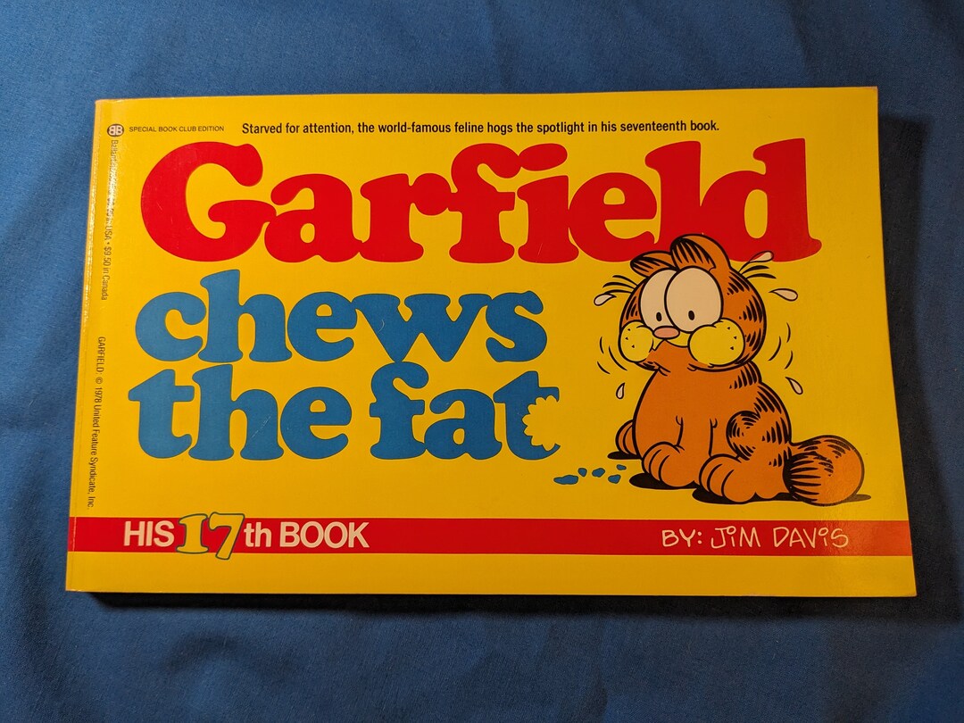 Garfield's 17th Book Garfield Chews the Fat - Etsy