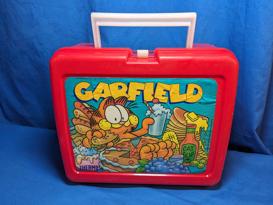Vintage Garfield Lunch Box - Etsy