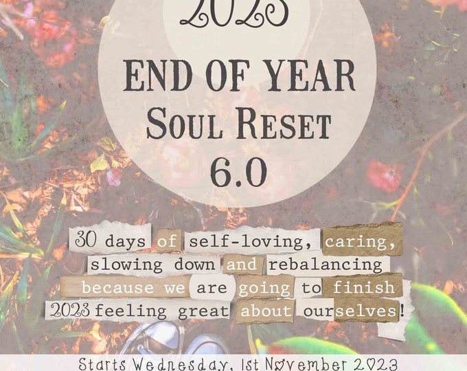 EXCLUSIVE : '2023 End of Year Soul Reset' With S.C Lourie Printable Materials Download 6.0 the ...