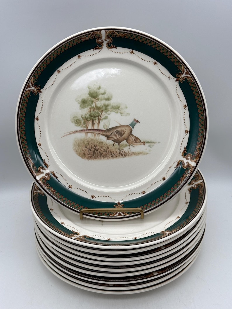 DINNER PLATE Wicklow Green by Noritake #9198 / Keltcraft / Christmas ...
