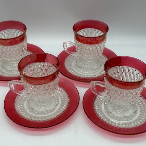 Red Tea Cups - Etsy