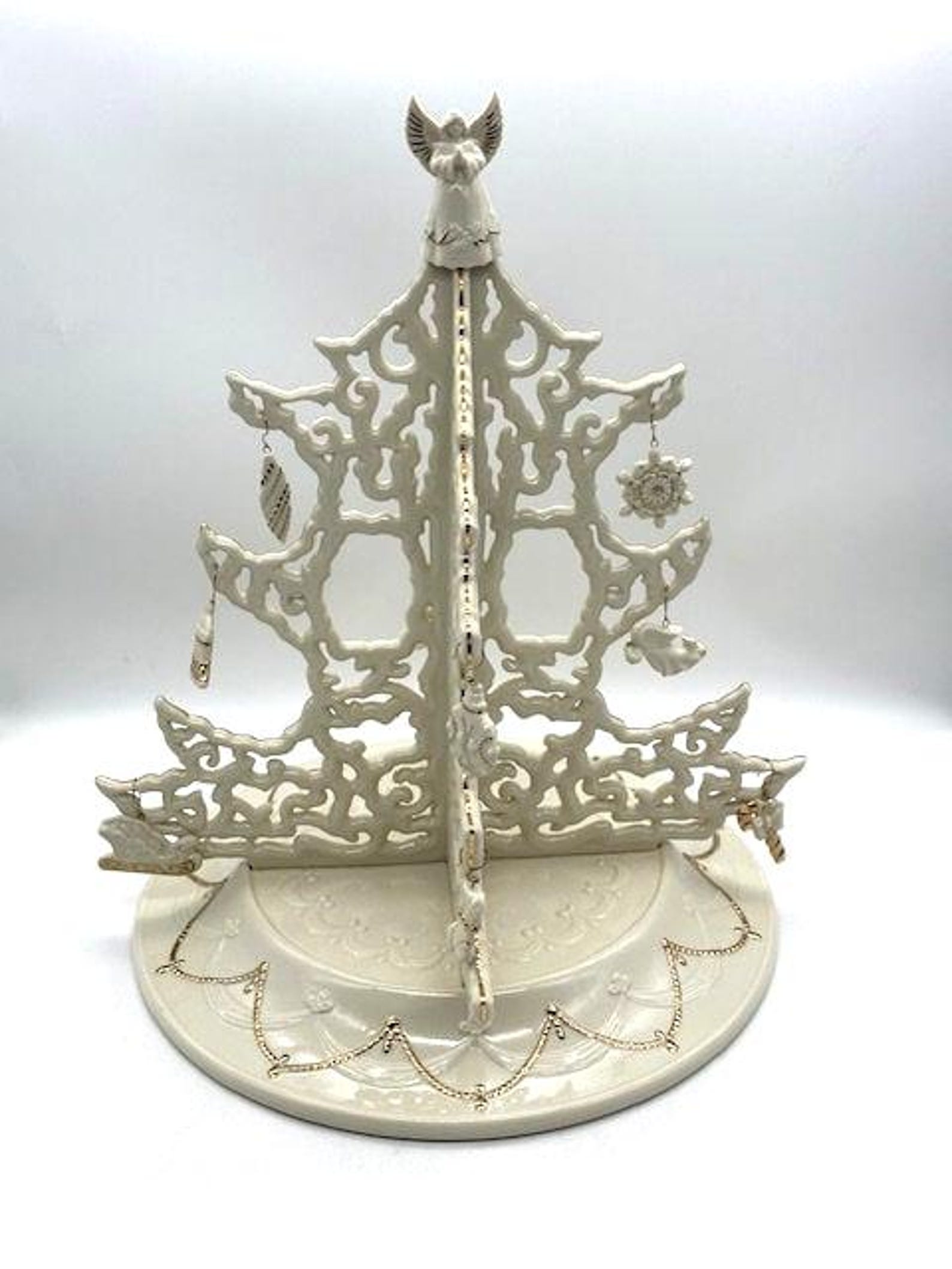 Lenox Holiday Delights Angel Tree & 12 Ornaments - Etsy