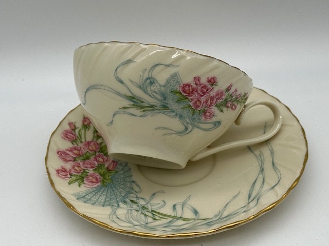 RARE LIMITED EDITION Lenox Mother's Day 1987 Rose Broquet Footed Cup ...