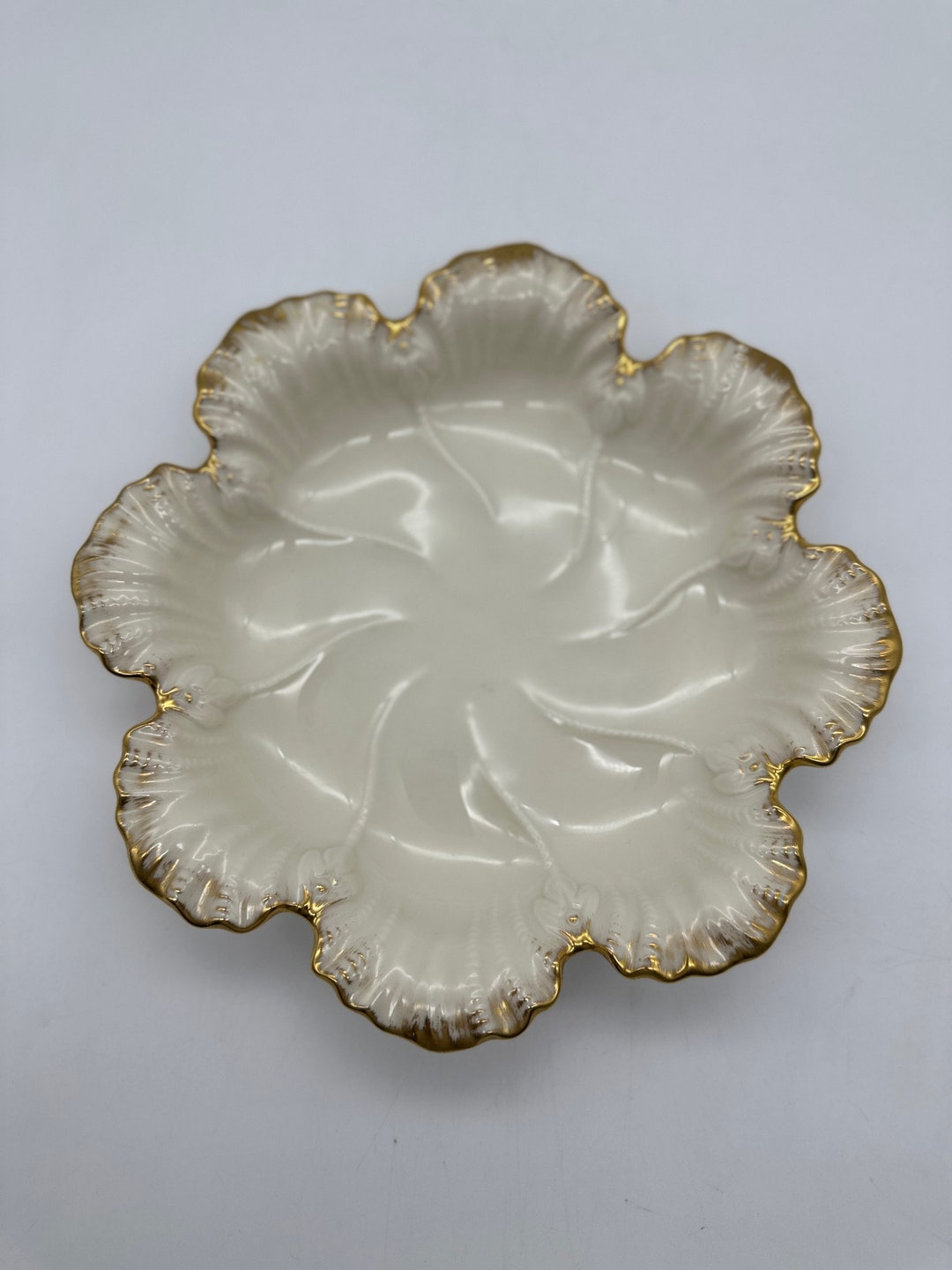 Lenox Large LEAF SHAPED DISH - Ivory Porcelain China, Lenox Leaf ...