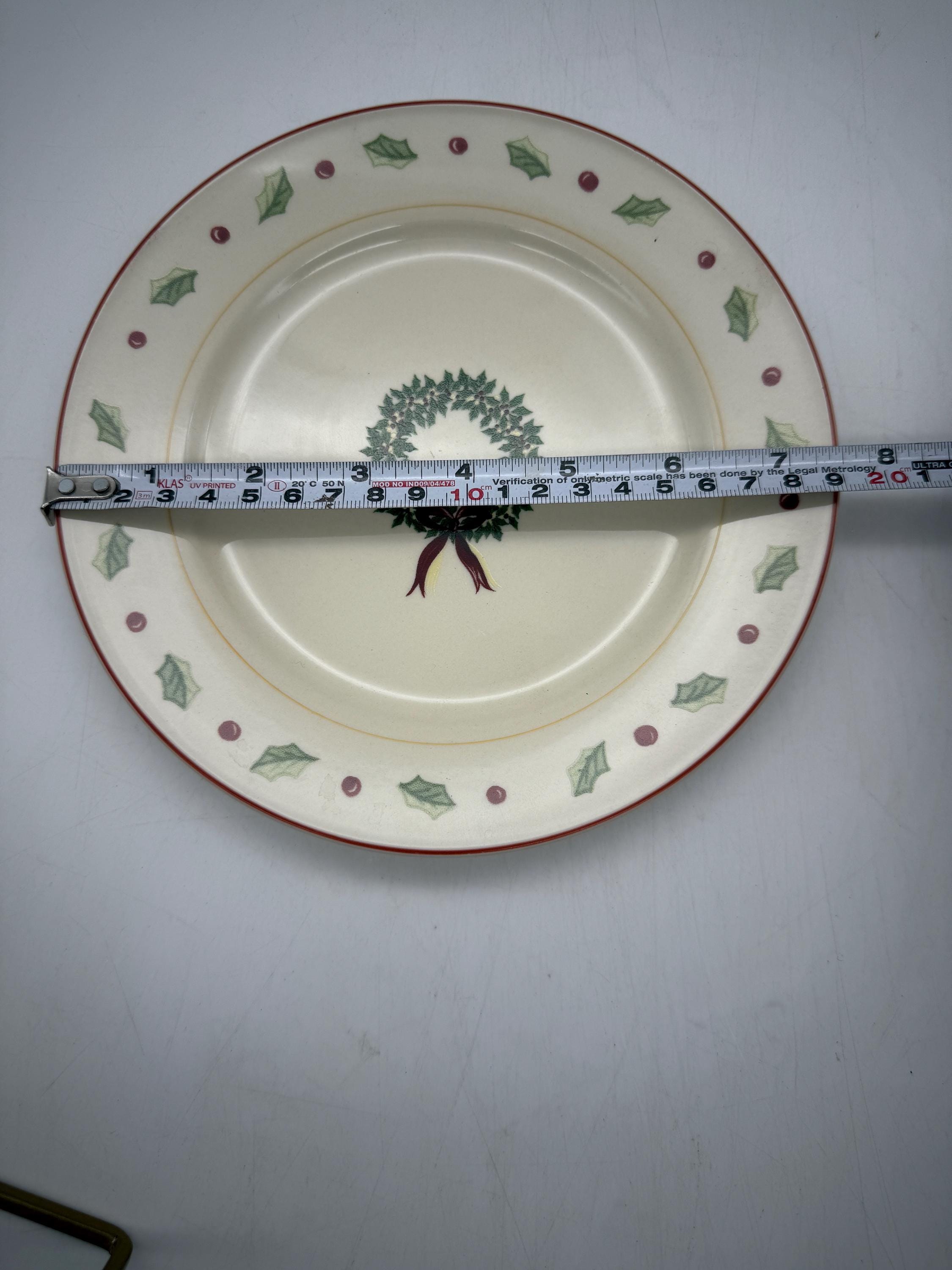 SALAD / DESSERT PLATE Christmas Tree by Merry Brite / Christmas ...