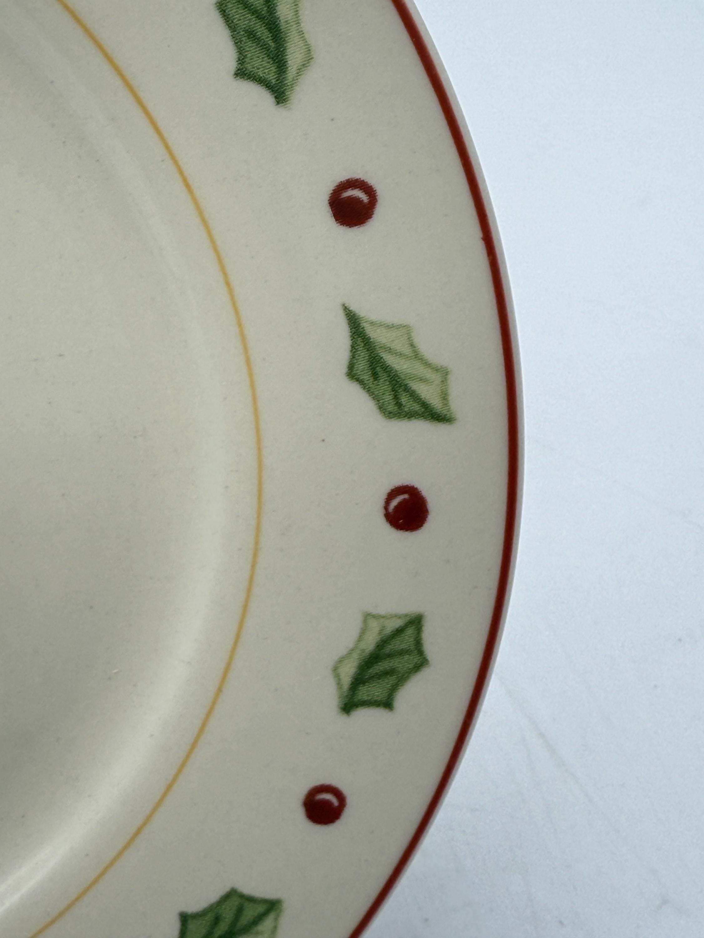 SALAD / DESSERT PLATE Christmas Tree by Merry Brite / Christmas ...