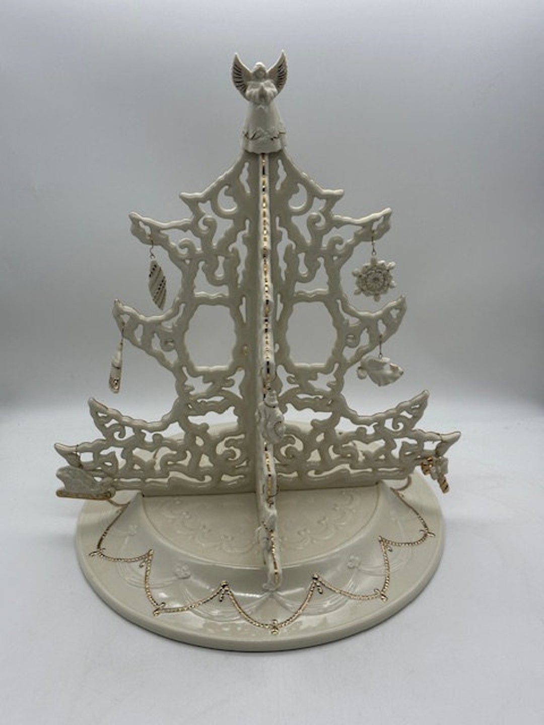 Lenox Holiday Delights Angel Tree & 12 Ornaments - Etsy
