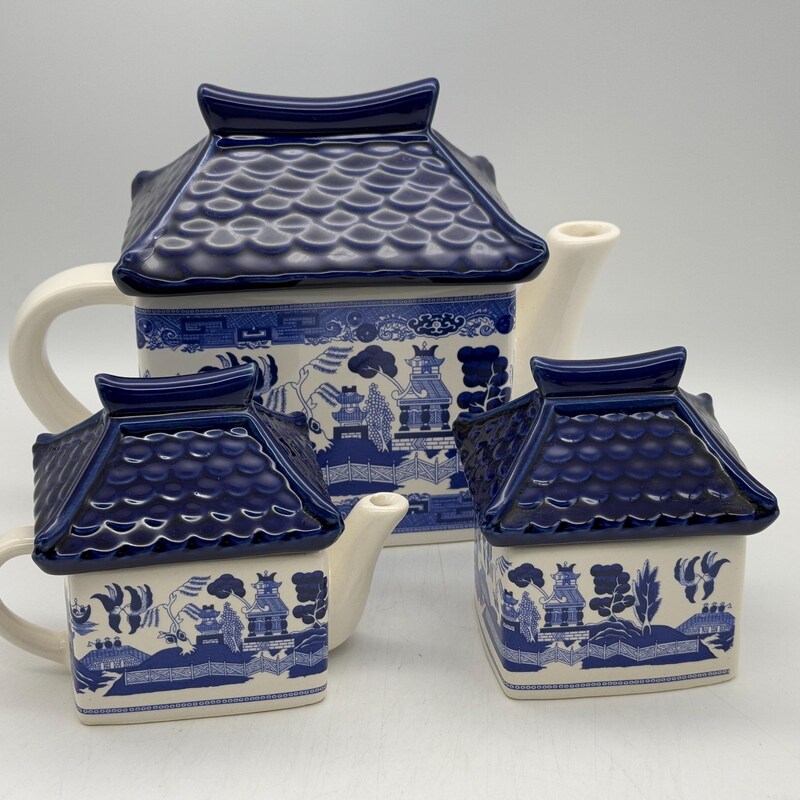Blue Willow Tea Set - Etsy