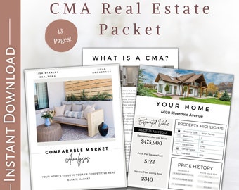 Real Estate Cma Template - Etsy
