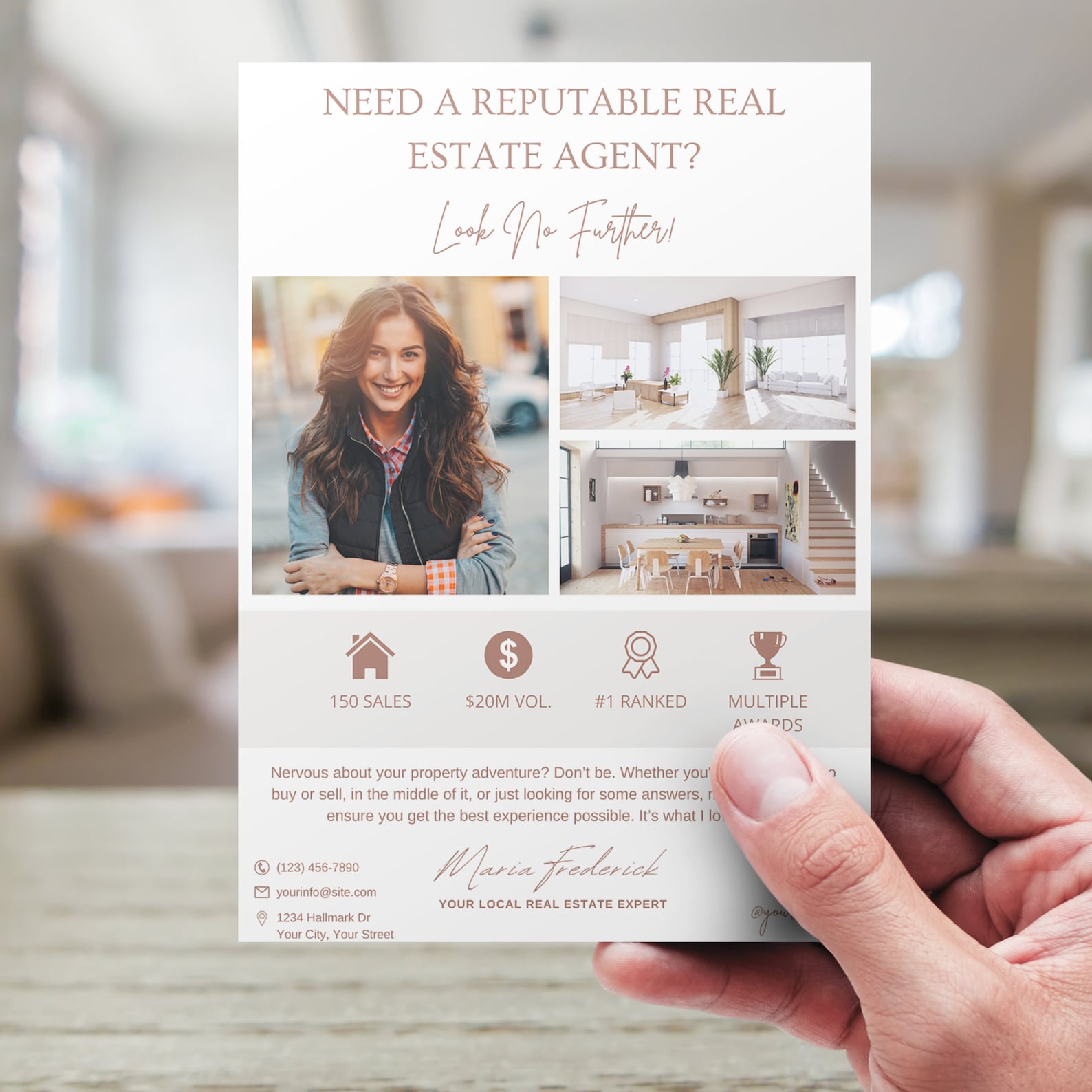 Real Estate Agent Introduction Flyer Real Estate Farming - Etsy