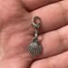 Silver Clam Shell Charm Stitch Marker, Charm Bracelet Addition, or Key ...