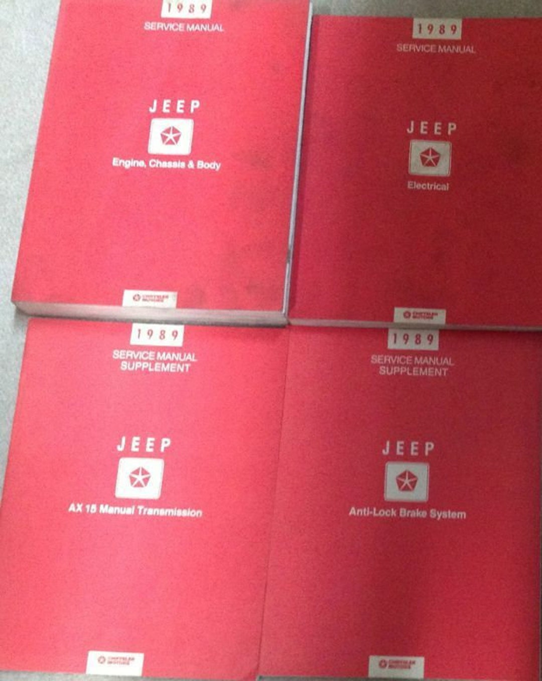 1989 Jeep Wrangler Cherokee Wagoneer Service Shop Repair Manual Set Factory Oem - Etsy