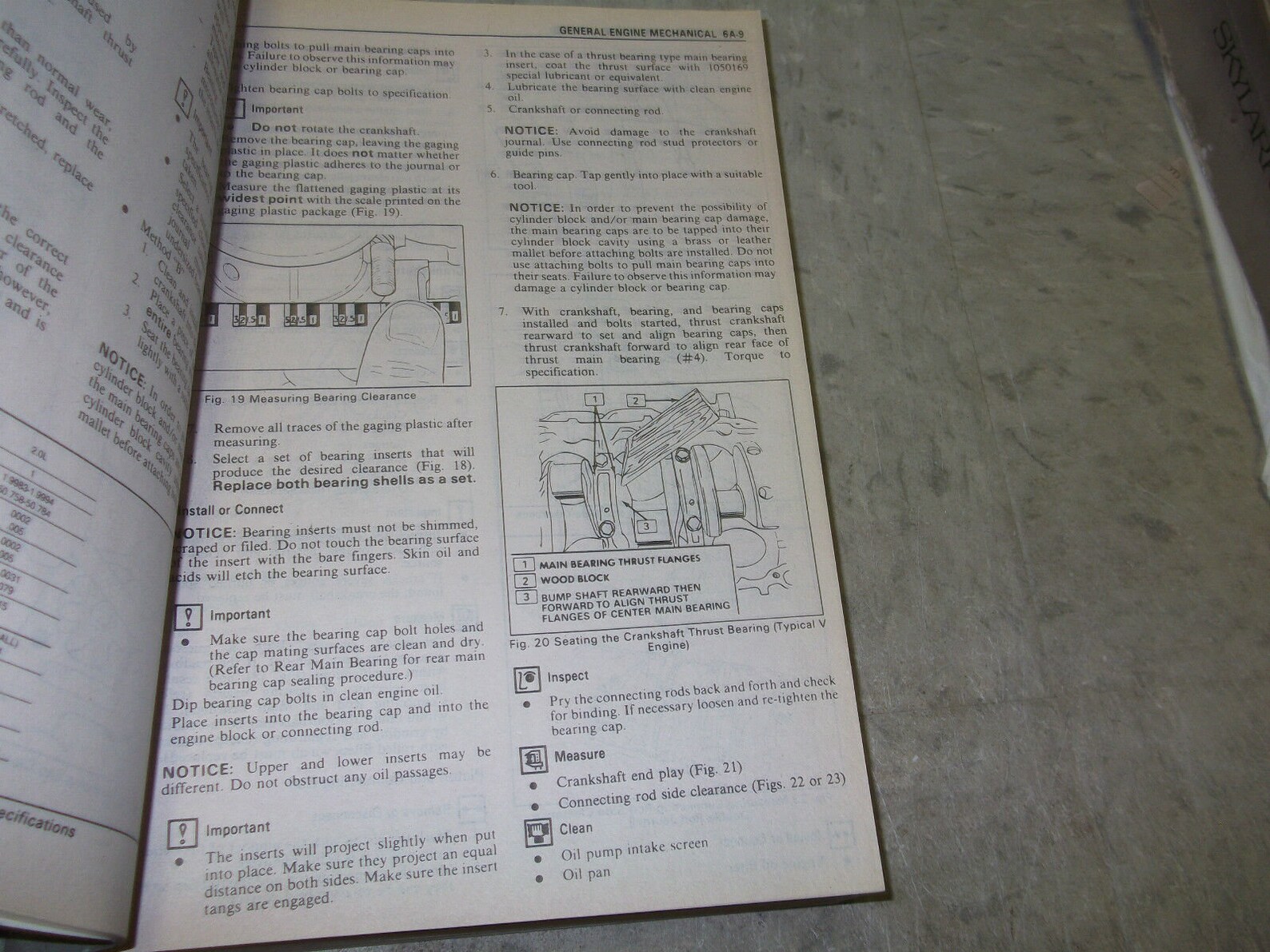1989 Buick Skylark Factory Service Shop Workshop Repair Manual - Etsy