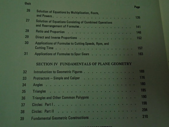 1974 Mathematics for Machine Technology Manual FACTOR… - Gem