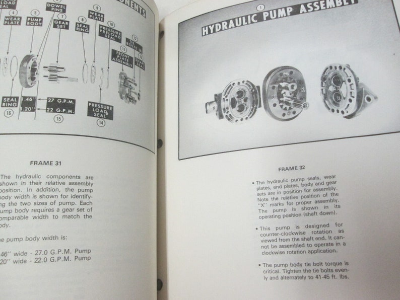 Ford Tractors 745 Loaders Reference Manual Service Training - Etsy