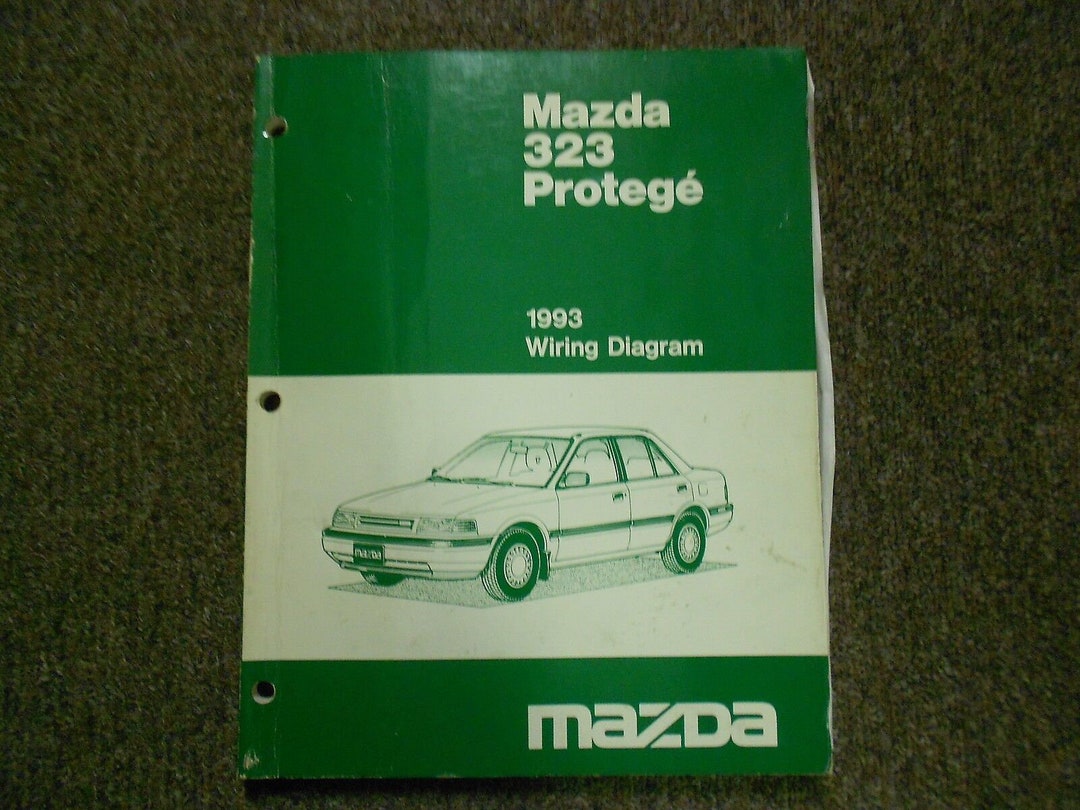 1993 MAZDA 323 PROTEGE Electrical Wiring Diagram Service Repair Shop ...
