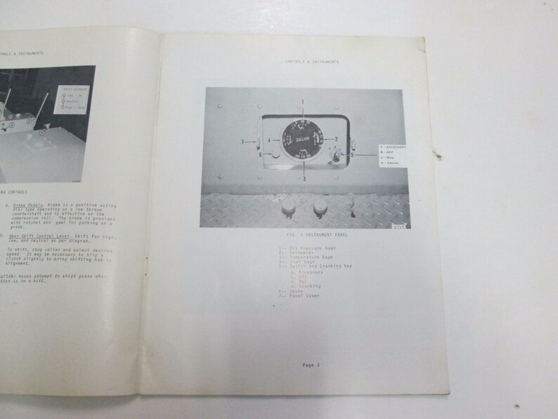 Galion Tandem Rollers 3 to 5 4-6 TON RETRACTABLE Operators - Etsy