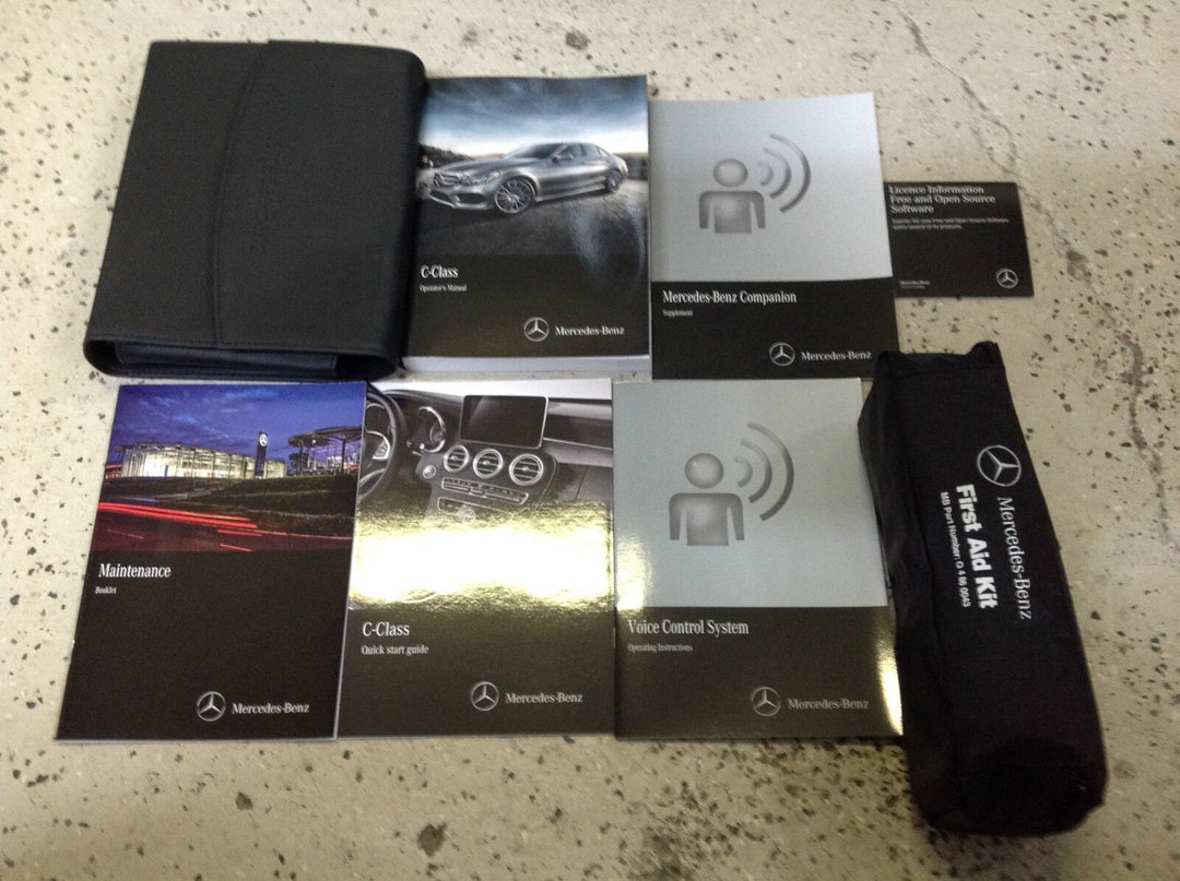 2016 Mercedes Benz C Class Models Owners Operators Manual Set Factory ...