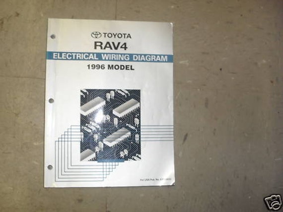 1996 Toyota Rav4 Rav 4 Electrical Wiring Diagram - Etsy