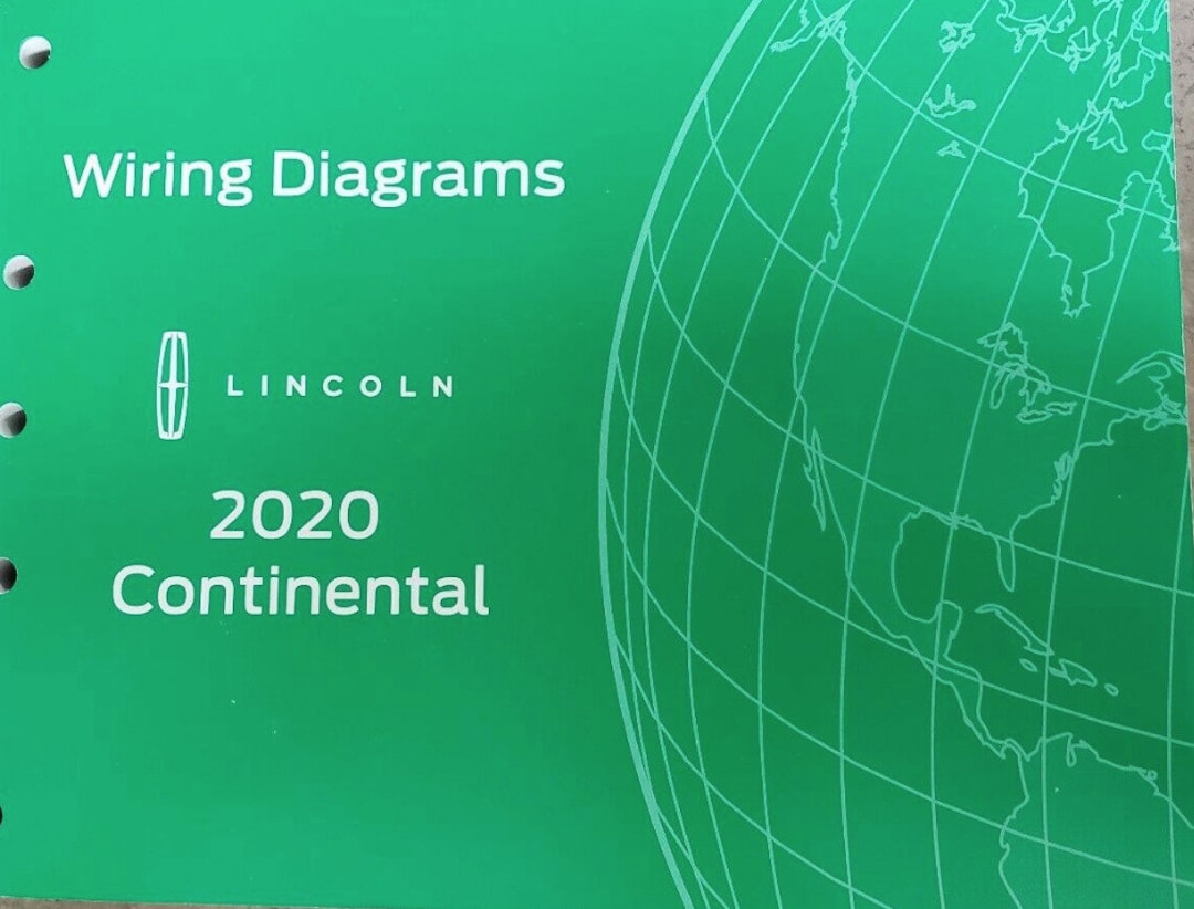 2020 Lincoln Continental Wiring Electrical Diagram Manual OEM Factory ...