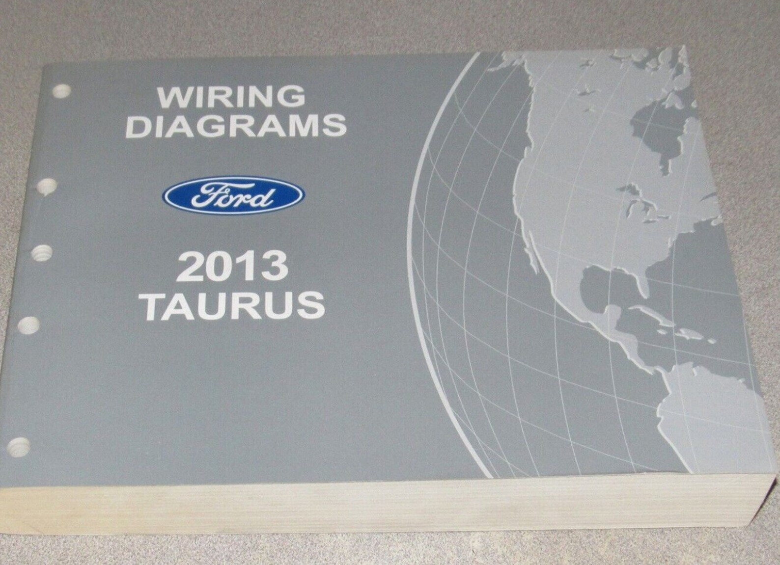 2013 FORD TAURUS Electrical Wiring Diagram Troubleshooting Shop Manual ...