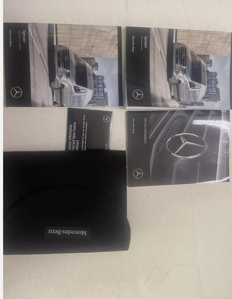 2024 MERCEDES BENZ Sprinter Truck Diesel Owners Operators Owner Manual ...