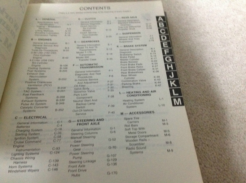 1984 1985 1986 Jeep Cj-7 Cj7 Cj Scrambler Service Shop Repair Manual New Book - Etsy