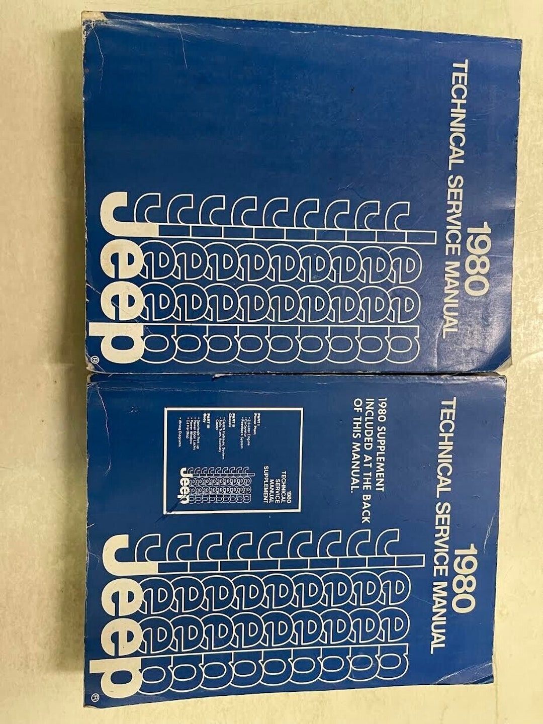 1980 Jeep Cj-7 Cj7 Cj Scrambler Cherokee Wagoneer Service Shop Repair Manual Set - Etsy