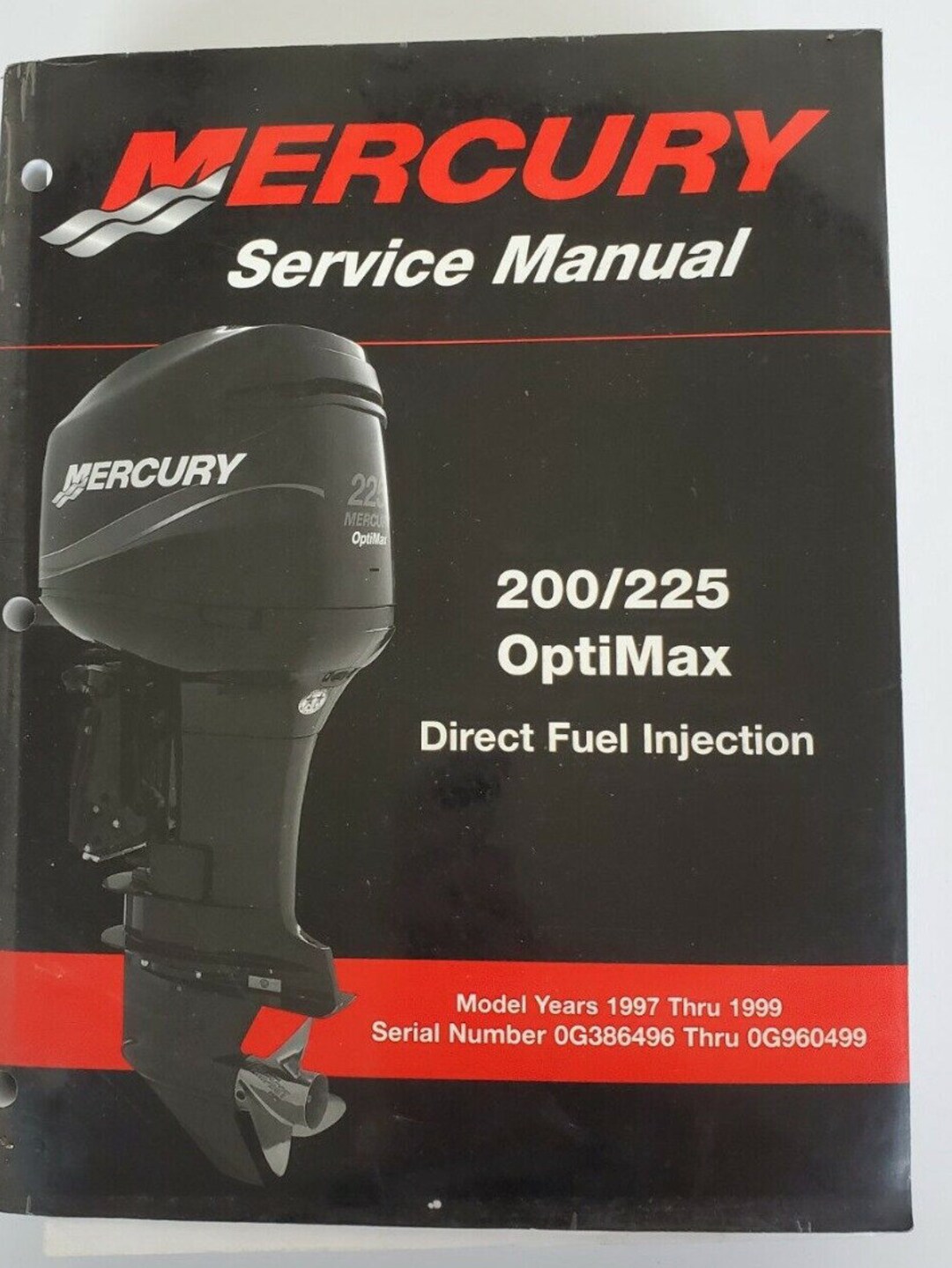 Mercury 200/225 Optimax Direct Fuel Injection Service Shop Manual 90 ...