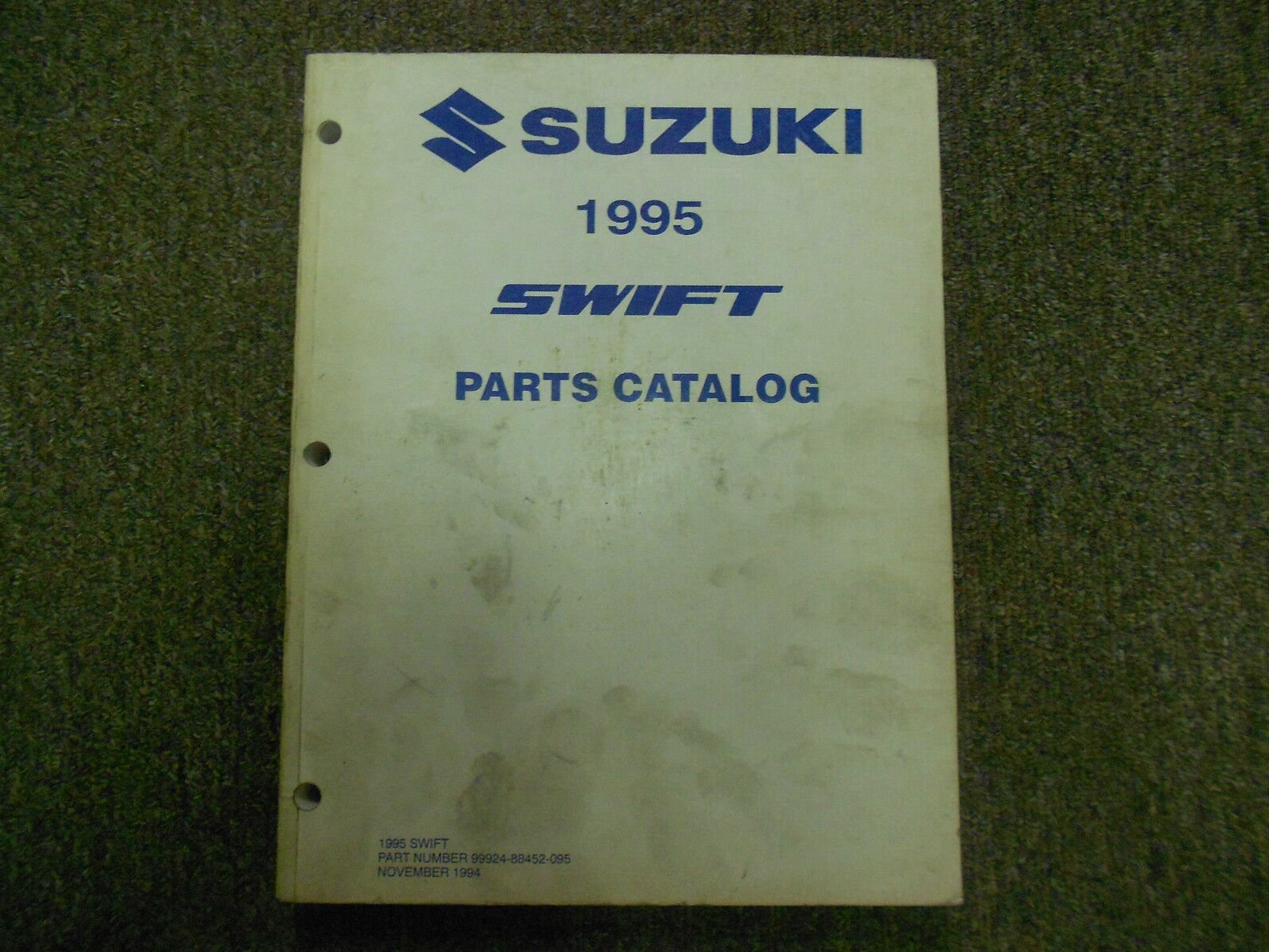 1995 Suzuki Swift Parts Catalog Manual Factory Oem November 94 Edition ...