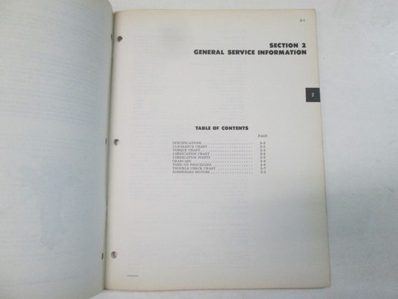 1969 Evinrude Fastwin 18 Hp Service Shop Workshop Rep… - Gem