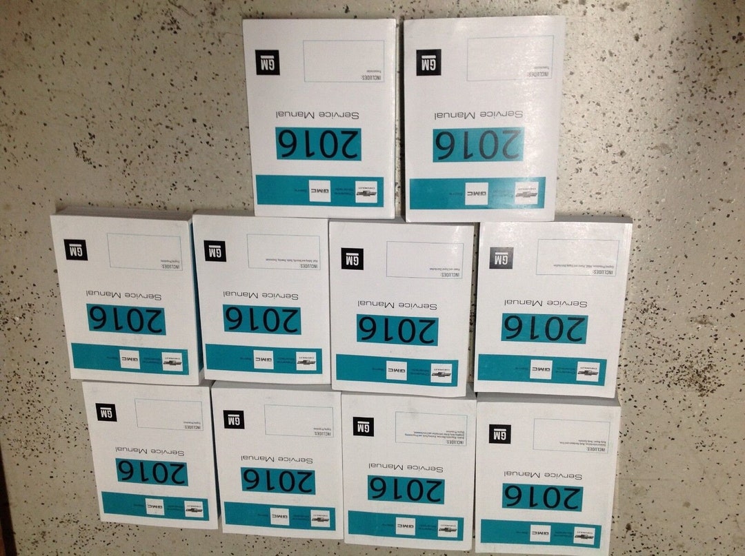 2016 Chevy Silverado Cheyenne GMC Sierra Sierra Repair Service Manual ...