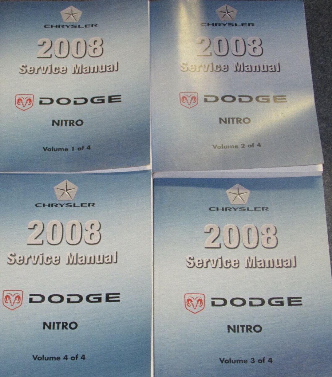 2008 Dodge Nitro Service Workshop Repair Shop Manual Set Oem Factory ...